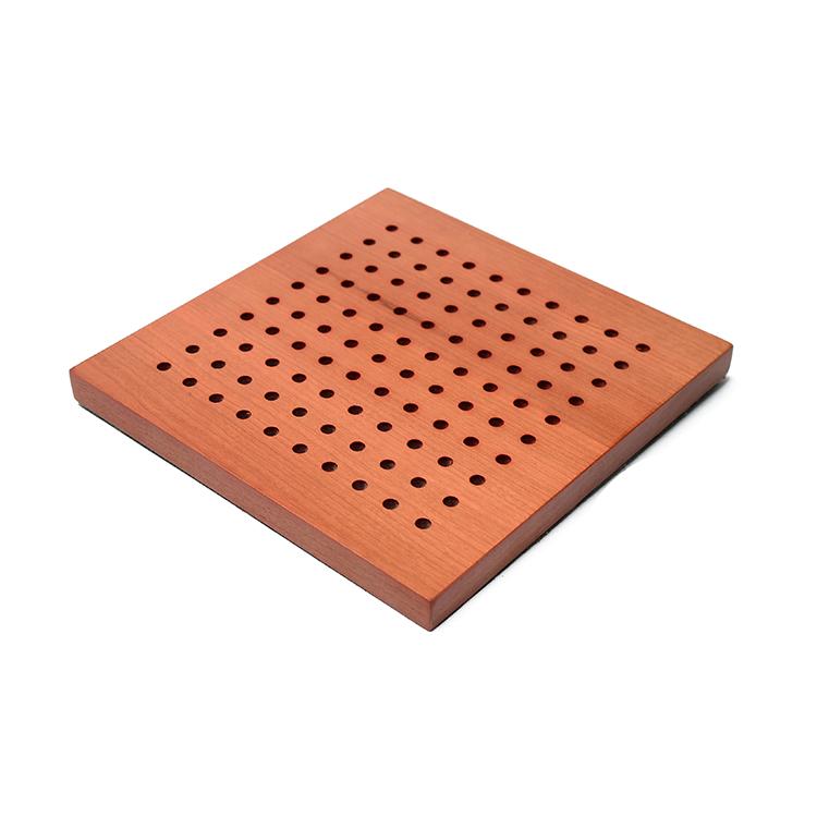 Wholesale 12mm MDF Acoustic Board Soundproof Perforated Supplier